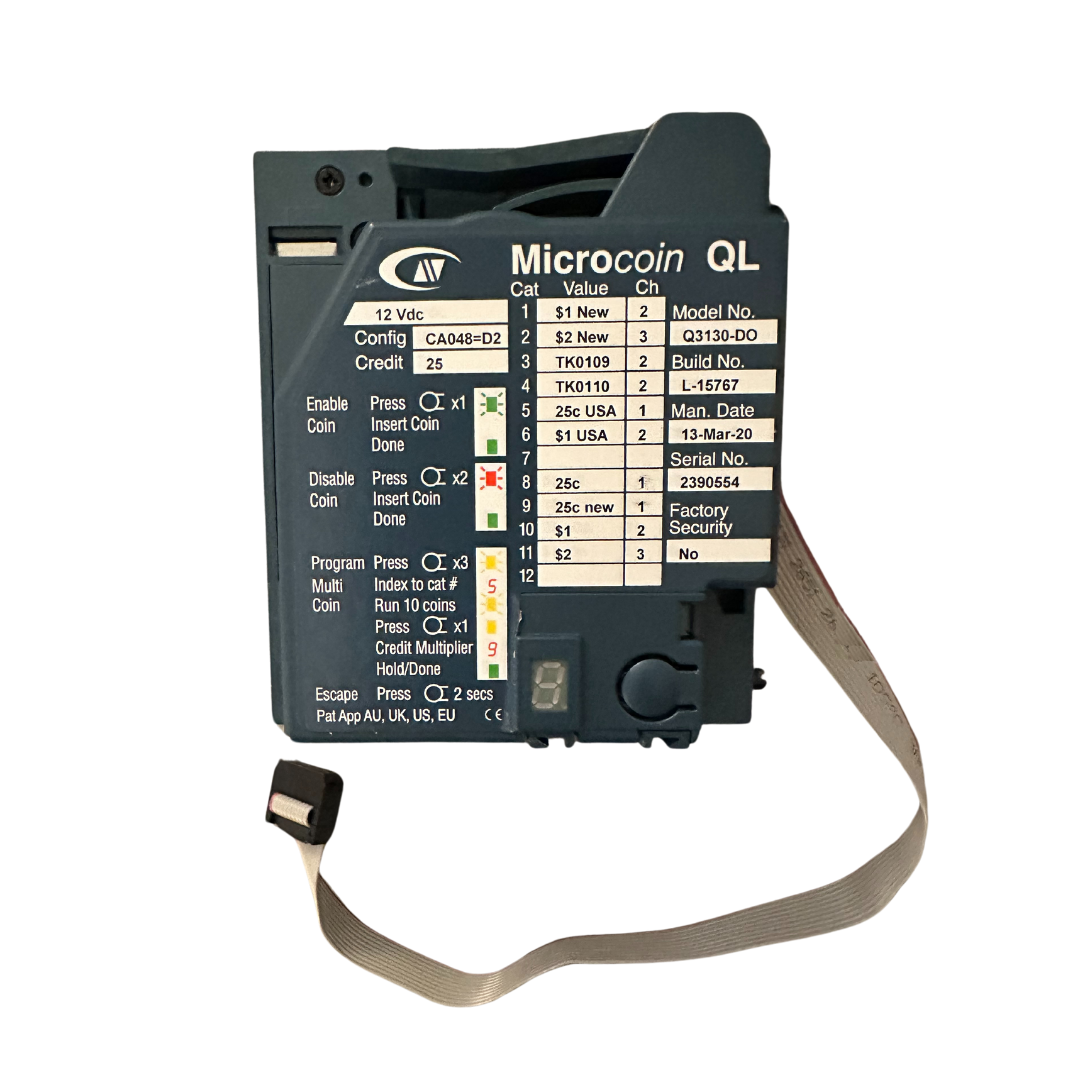 MDB Microcoin QL Coin Mechanism - Self Serve Dog Wash