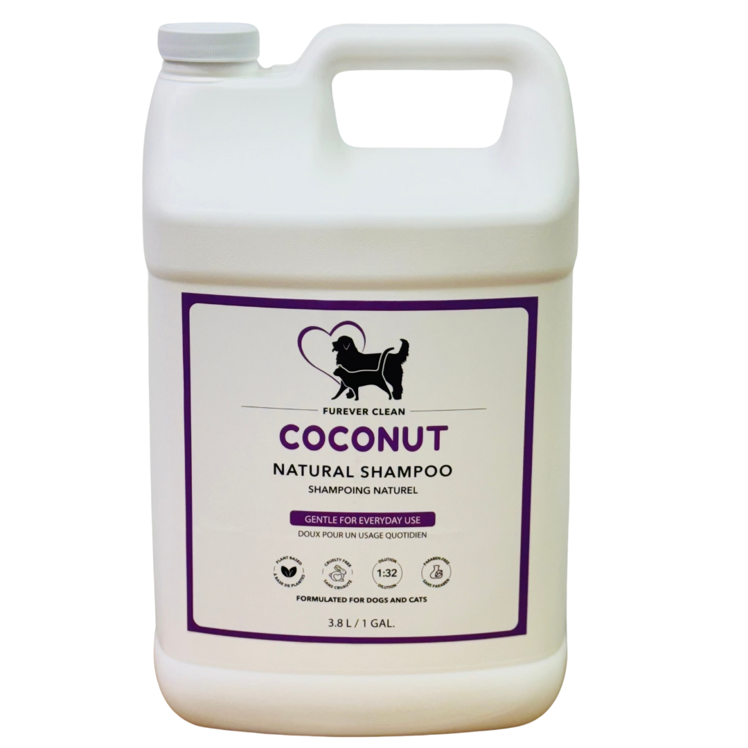 Furever Clean Coconut Pet Shampoo - Double concentration 1 gallon ...